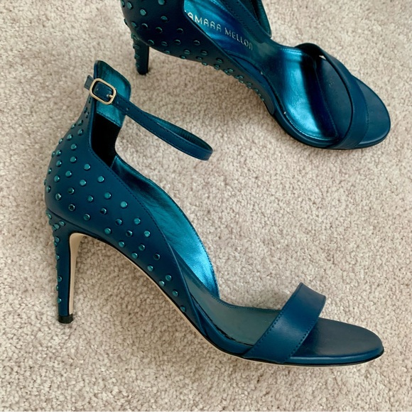 Tamara Mellon | Shoes | Tamara Mellon Leather Studded Heels | Poshmark